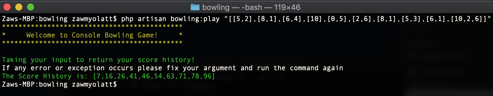 GitHub - zawmyolatt/bowling: Bowling Coding Challenge